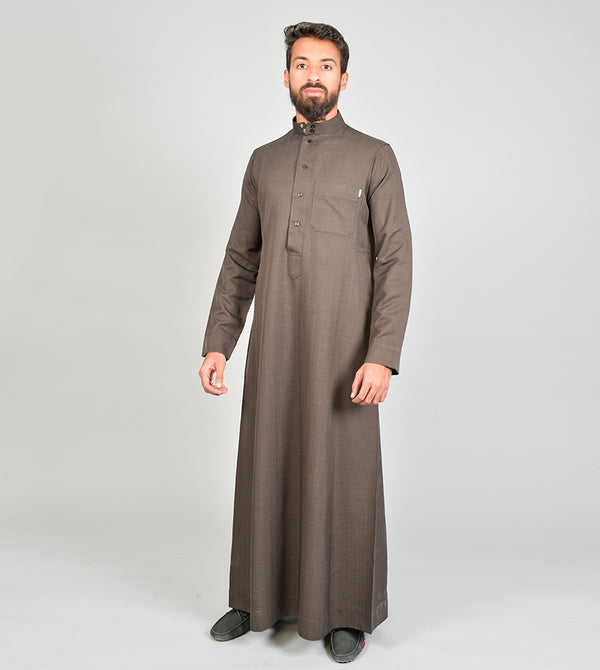 Winter Thobe - Sand Brown - Men's Clothing For Ramadhan , Eid , Events ...